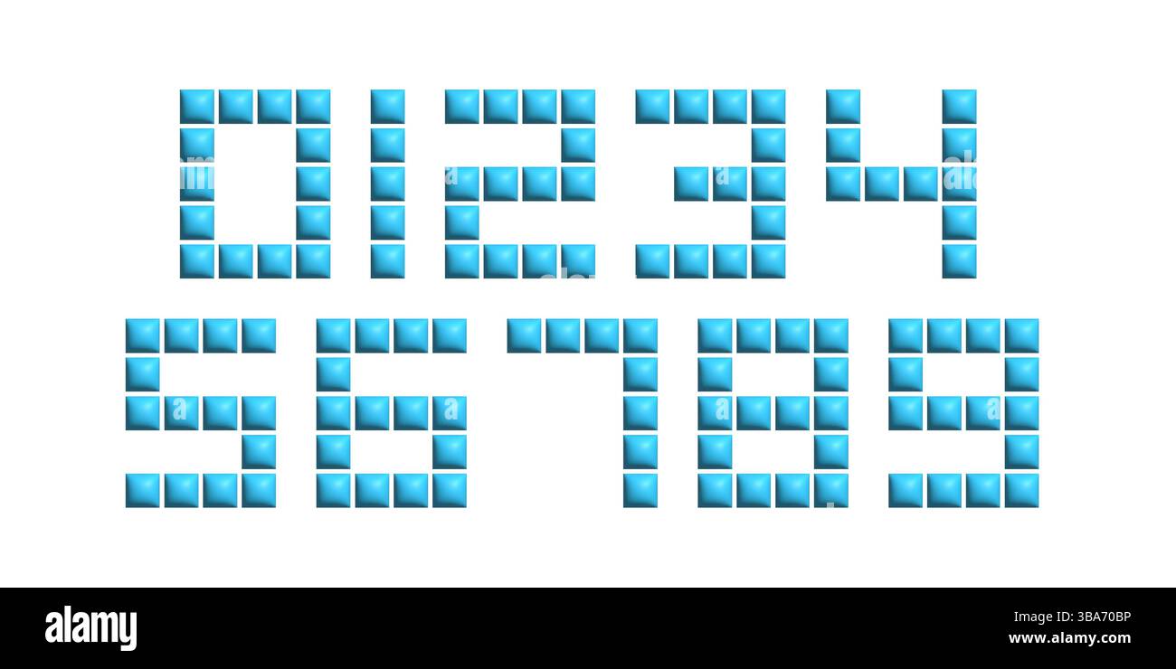 Yellow 3d number 2 Stock Vector Images - Alamy