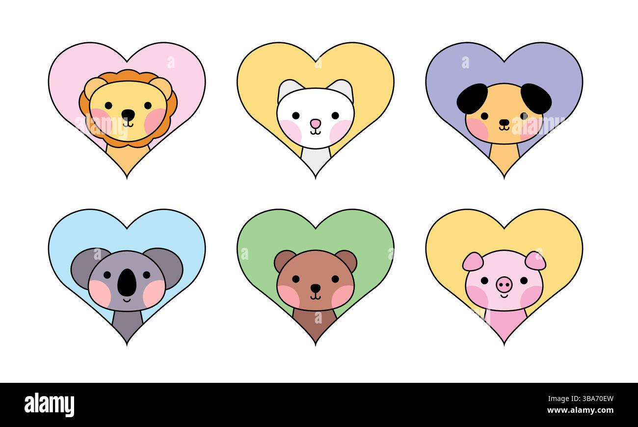 Isolated cute cat pig Stock Vector Images - Alamy