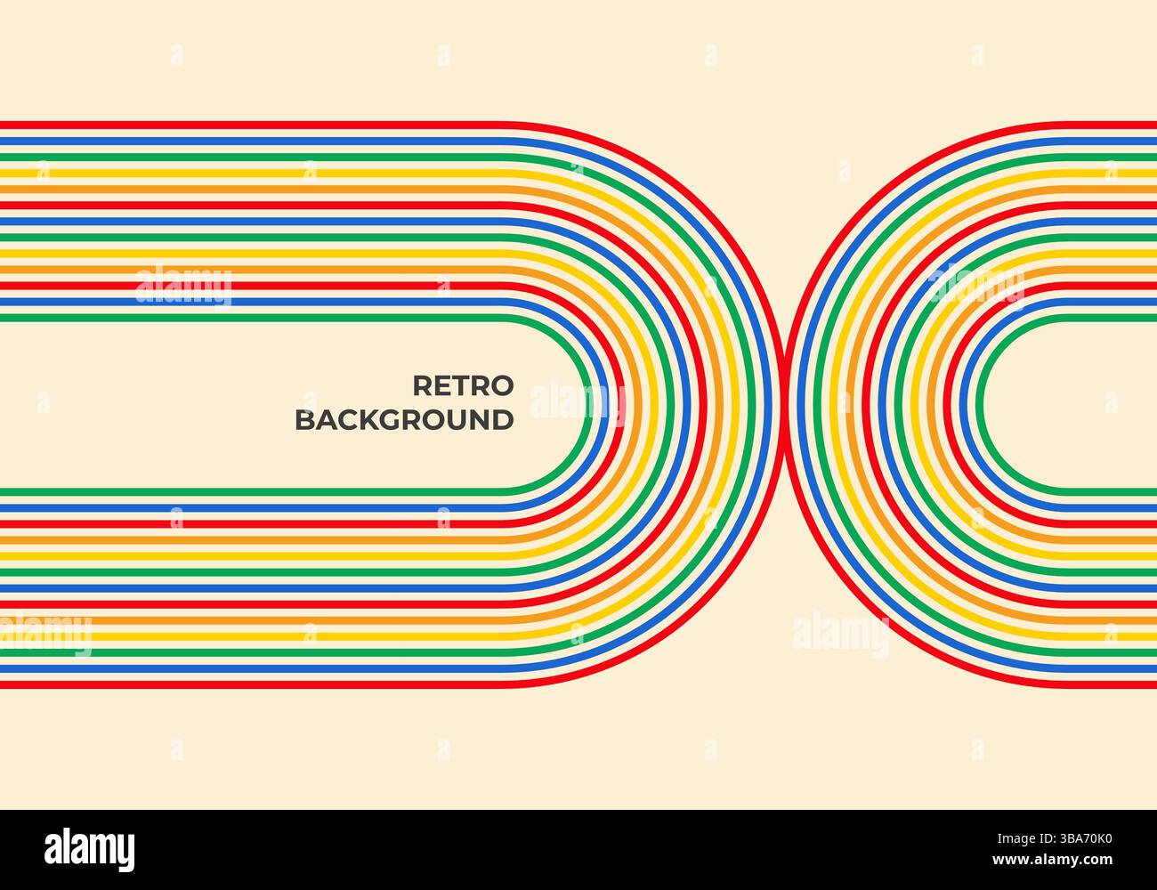 Retro style background rainbow Stock Vector Images - Alamy