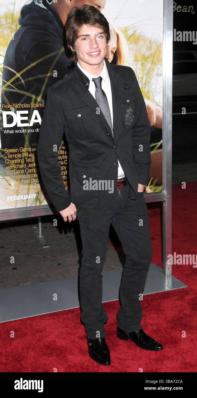 Greg Sulkin at the World Premiere of "Dear John" at the Grauman's ...