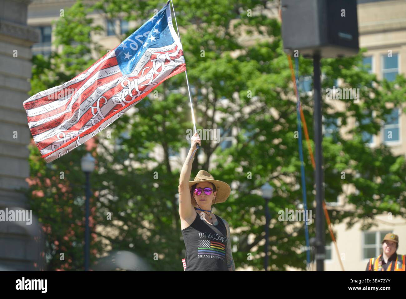 May 11, 2025, Worcester, Ma, USA: Angry residents demonstrate on ...
