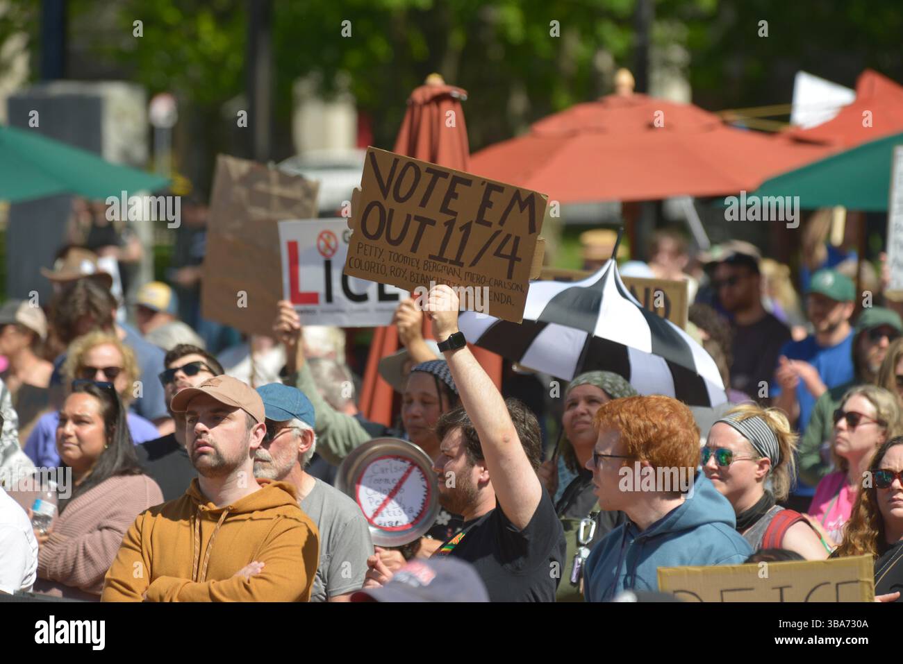 May 11, 2025, Worcester, Ma, USA: Angry residents demonstrate on ...