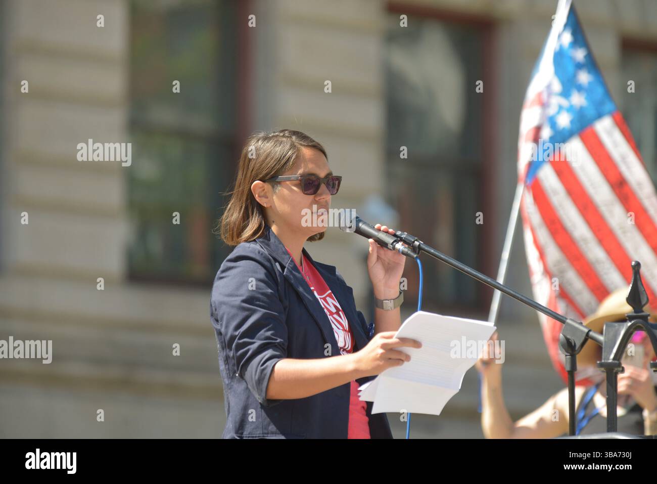 May 11, 2025, Worcester, Ma, USA: Angry residents demonstrate on ...