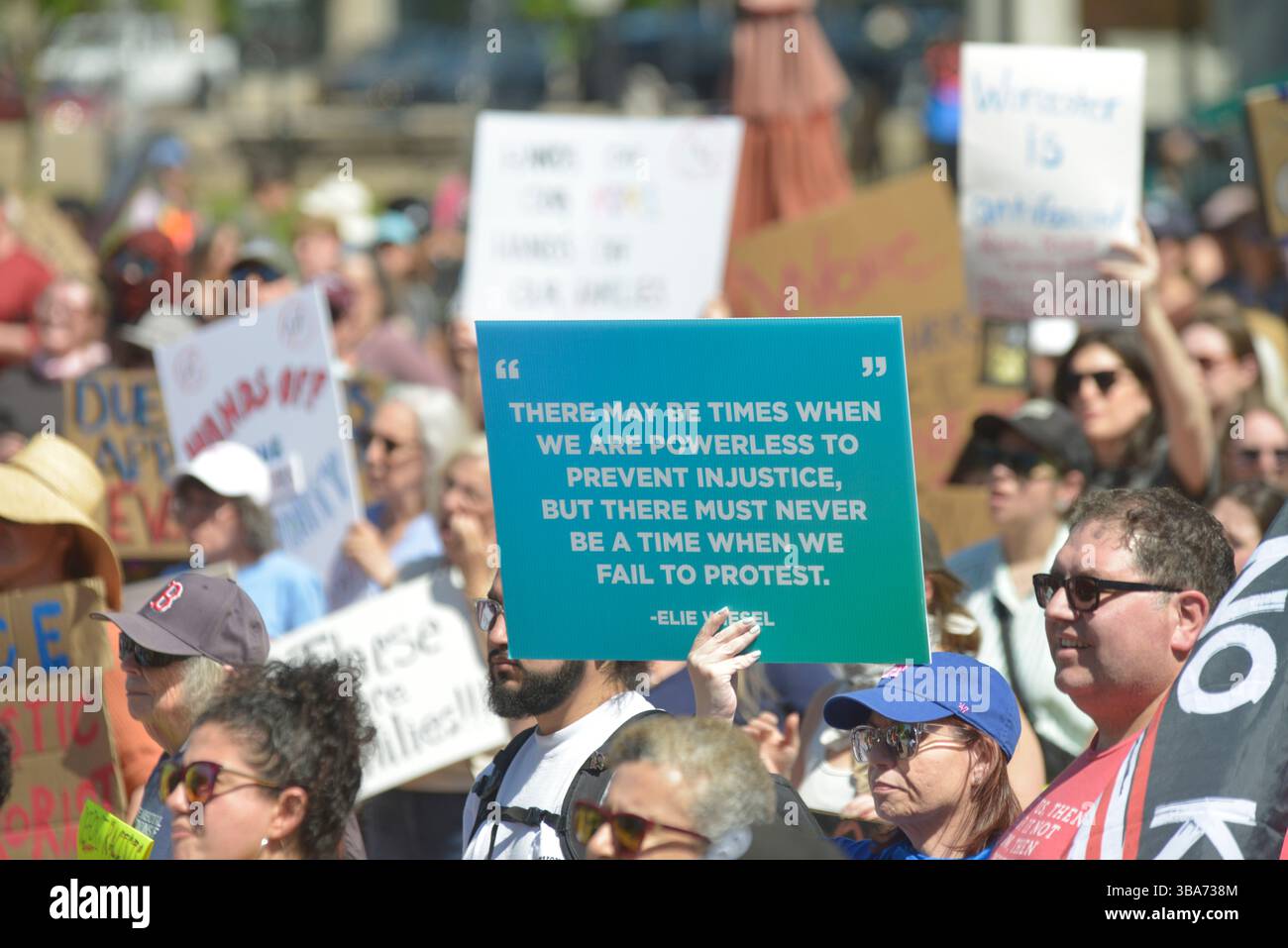 May 11, 2025, Worcester, Ma, USA: Angry residents demonstrate on ...