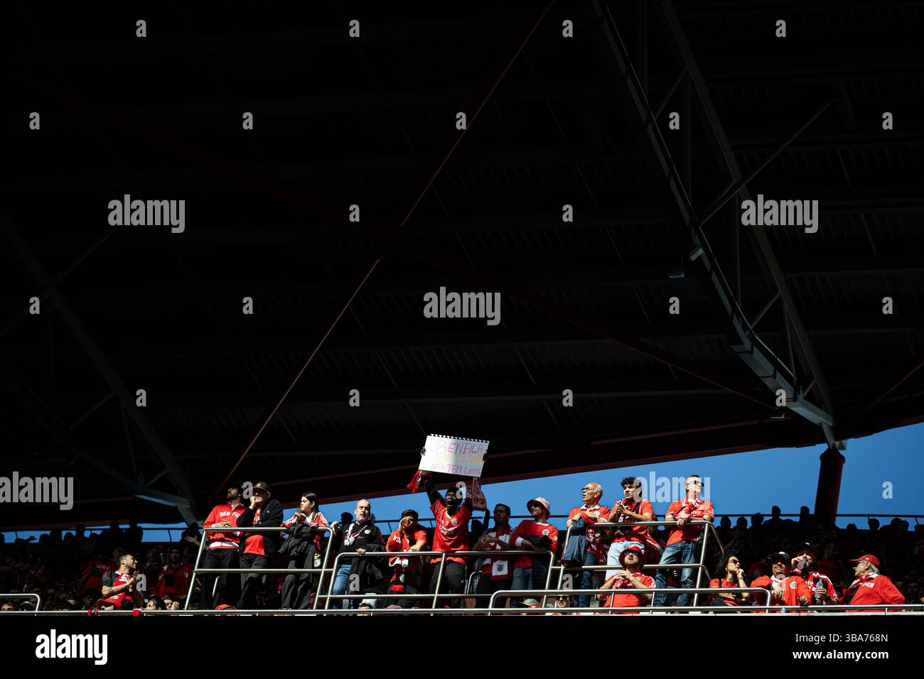 Lisboa, Portugal. 10th May, 2025. SL Benfica fans seen in action during ...