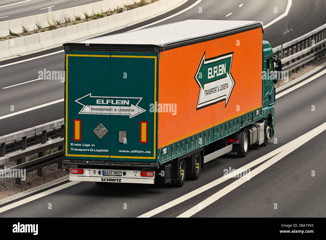 Die Elflein Spedition und Transport GmbH ist mit rund 1400 Mitarbeitern ...