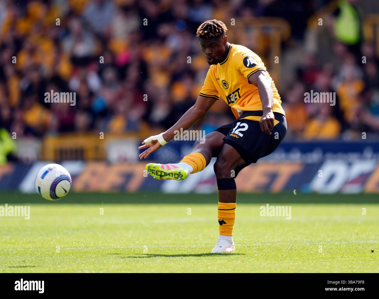 Wolverhampton Wanderers' Emmanuel Agbadou during the Premier League ...