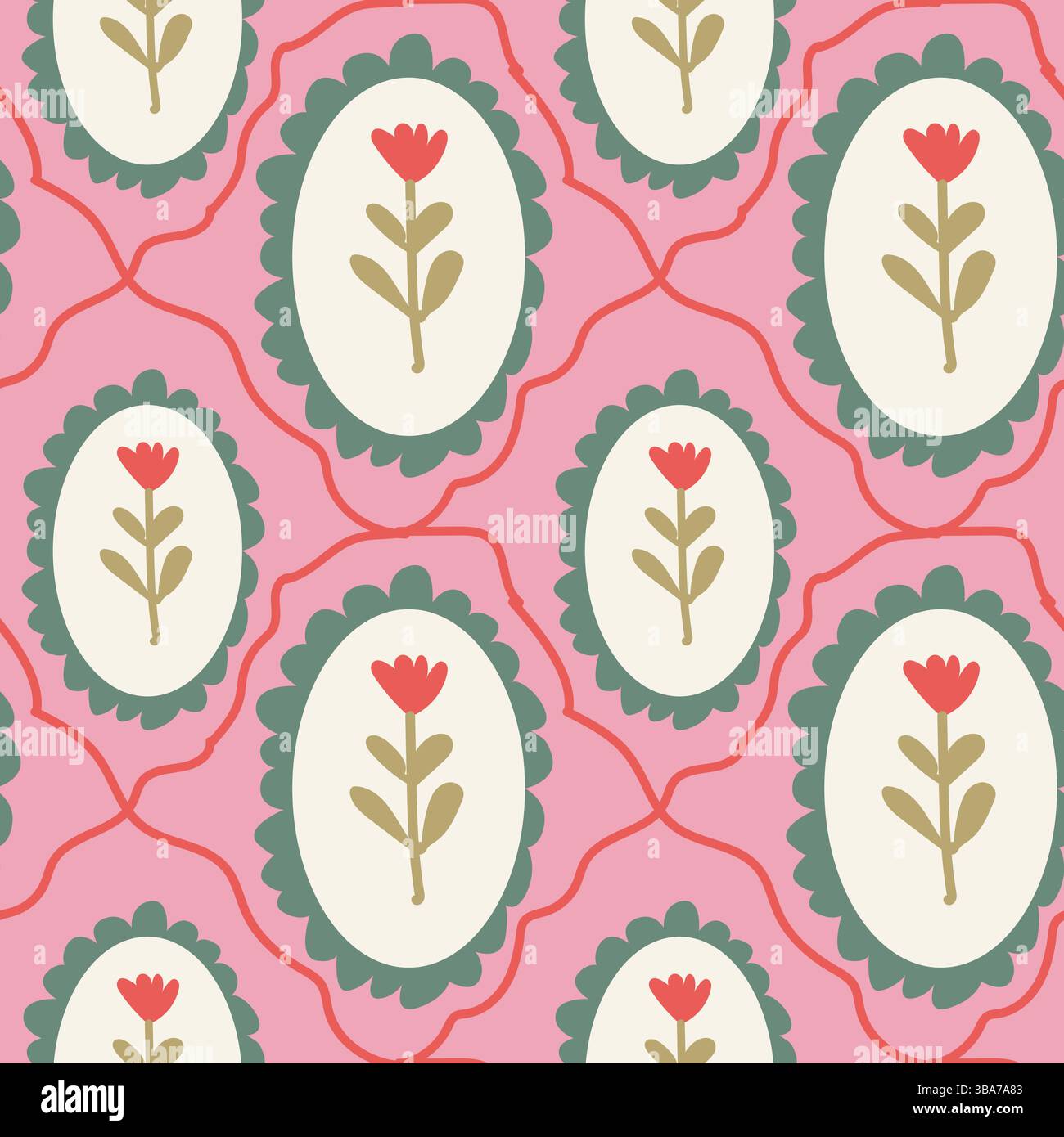 Charming floral pattern with vintage cottage decor design for crafts ...