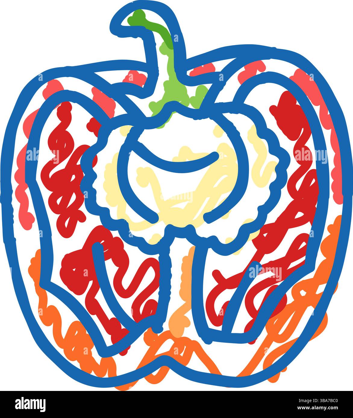 Whole cut red hot Stock Vector Images - Alamy