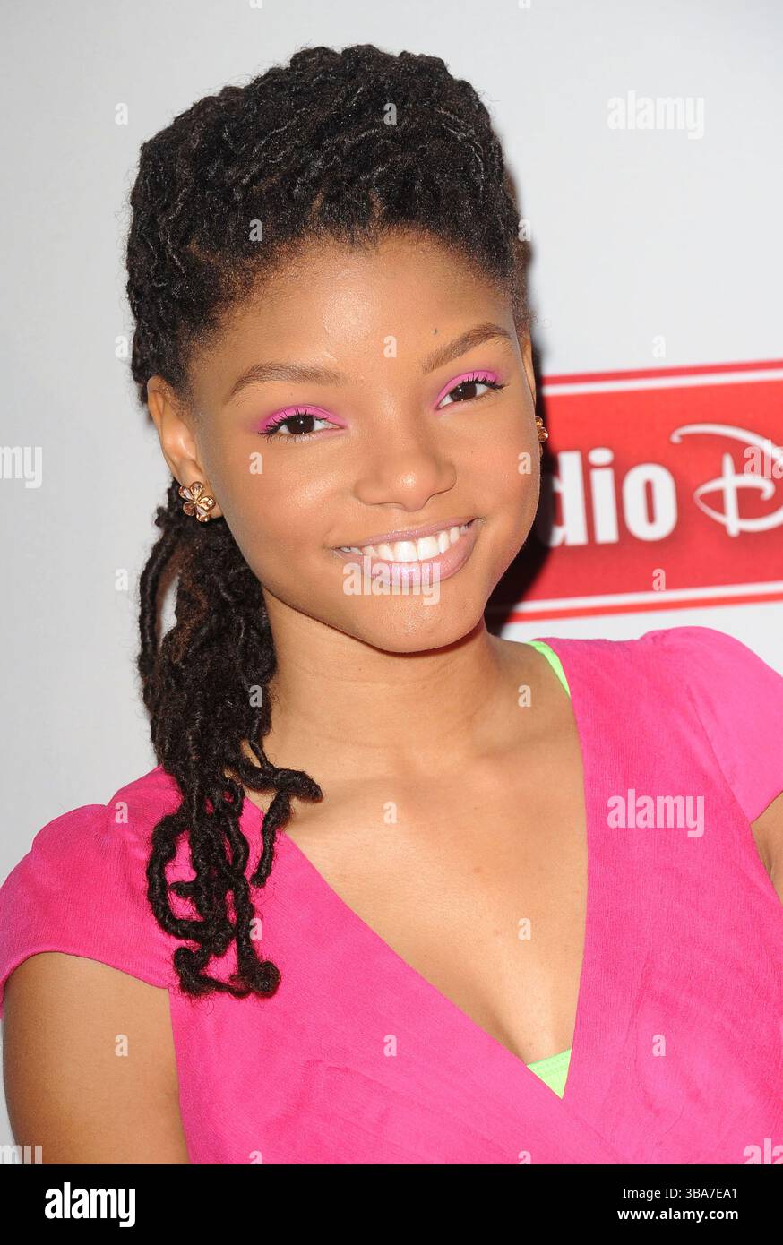 Halle Bailey at the Disney Channel Kids Upfront event at Hudson Theatre ...