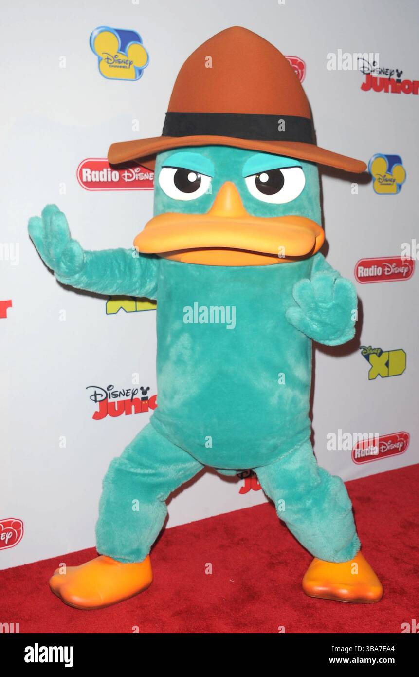 Perry the Platypus at the Disney Channel Kids Upfront event at Hudson ...