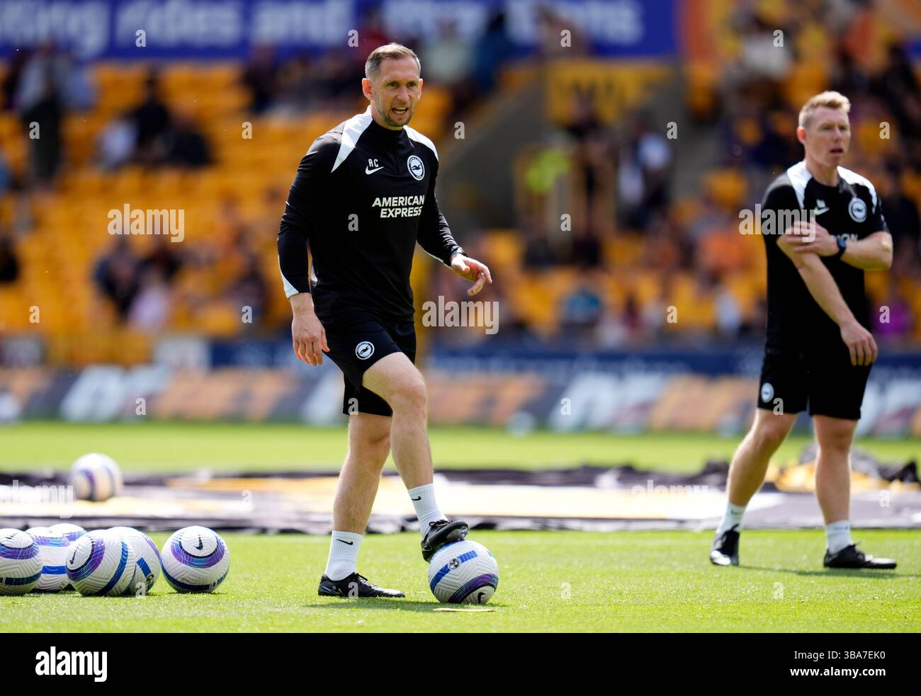Brighton and Hove Albion first team coach Andrew Crofts during the ...