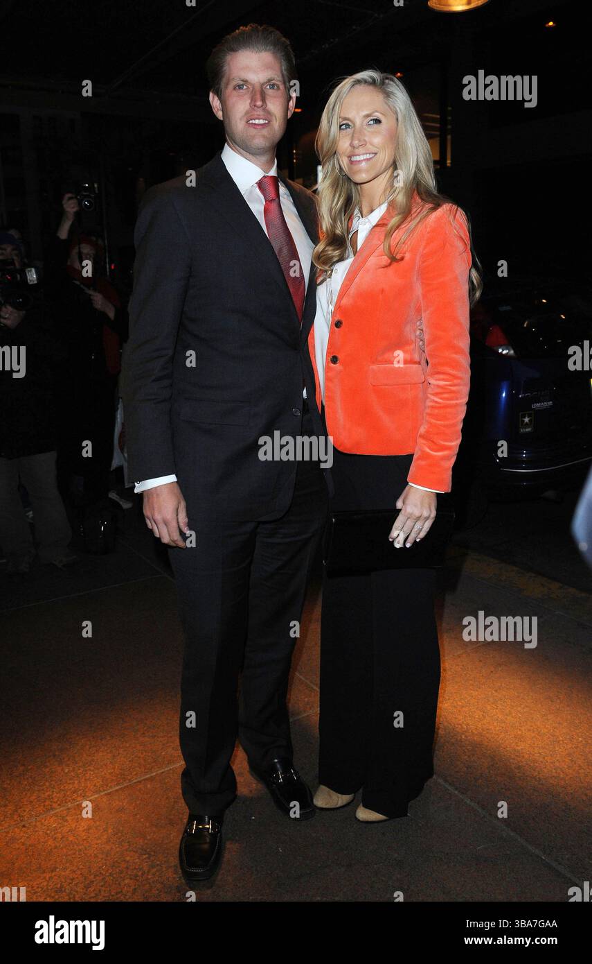 Eric Trump and Lara Yunaska at the The New York Observer's 25th ...