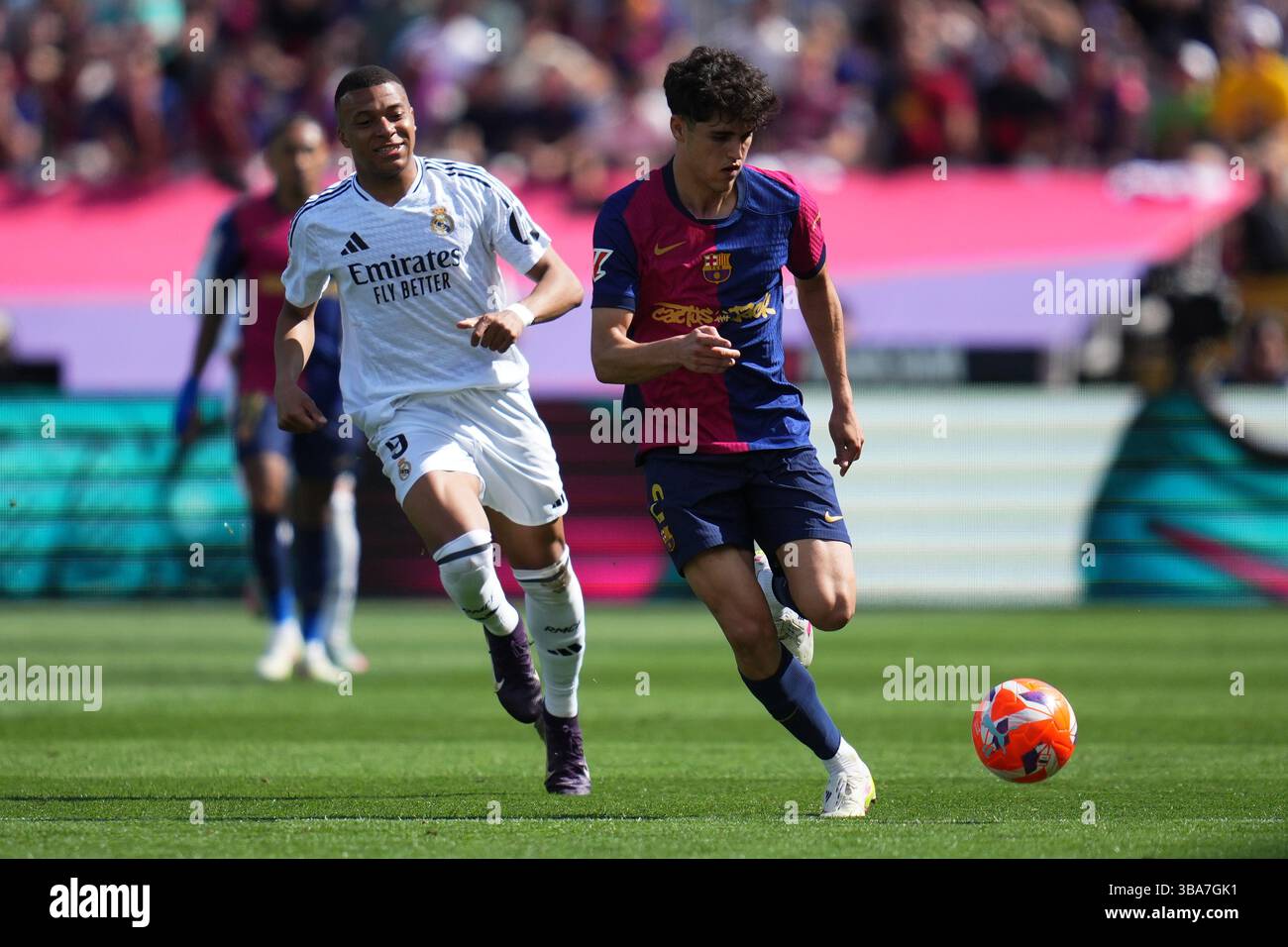 Barcelona, Spain. 11th May, 2025. Pau Cubarsi of FC Barcelona and ...