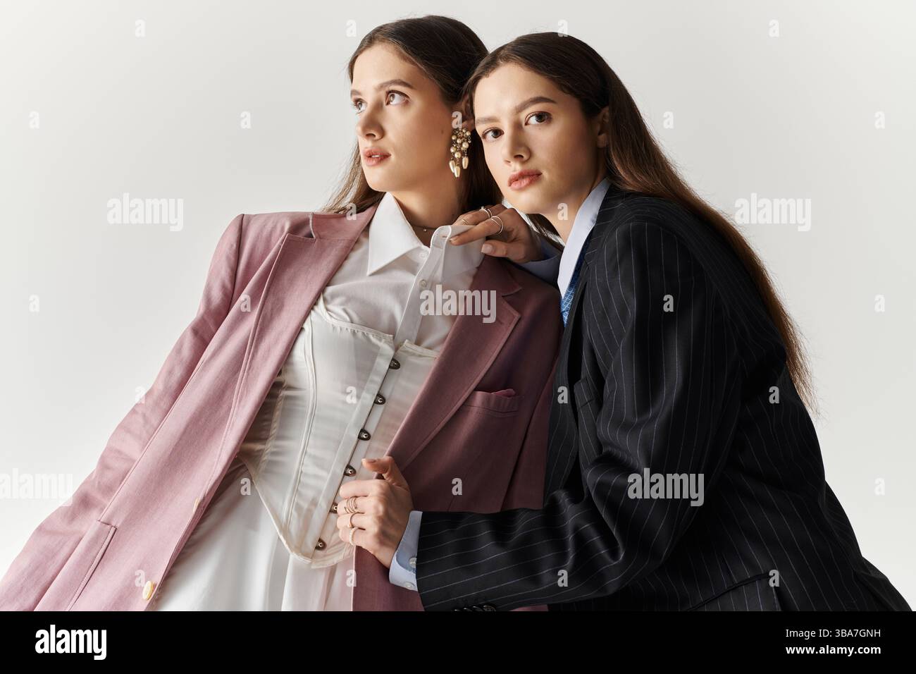 Twin sisters express their unique styles and bond through fashion in a ...