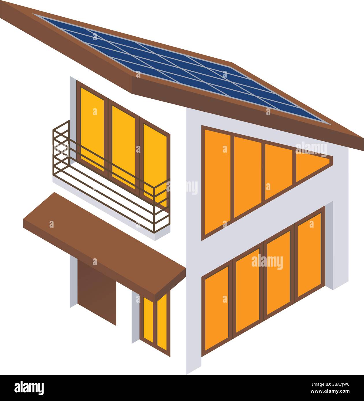 Home solar system Cut Out Stock Images & Pictures - Alamy