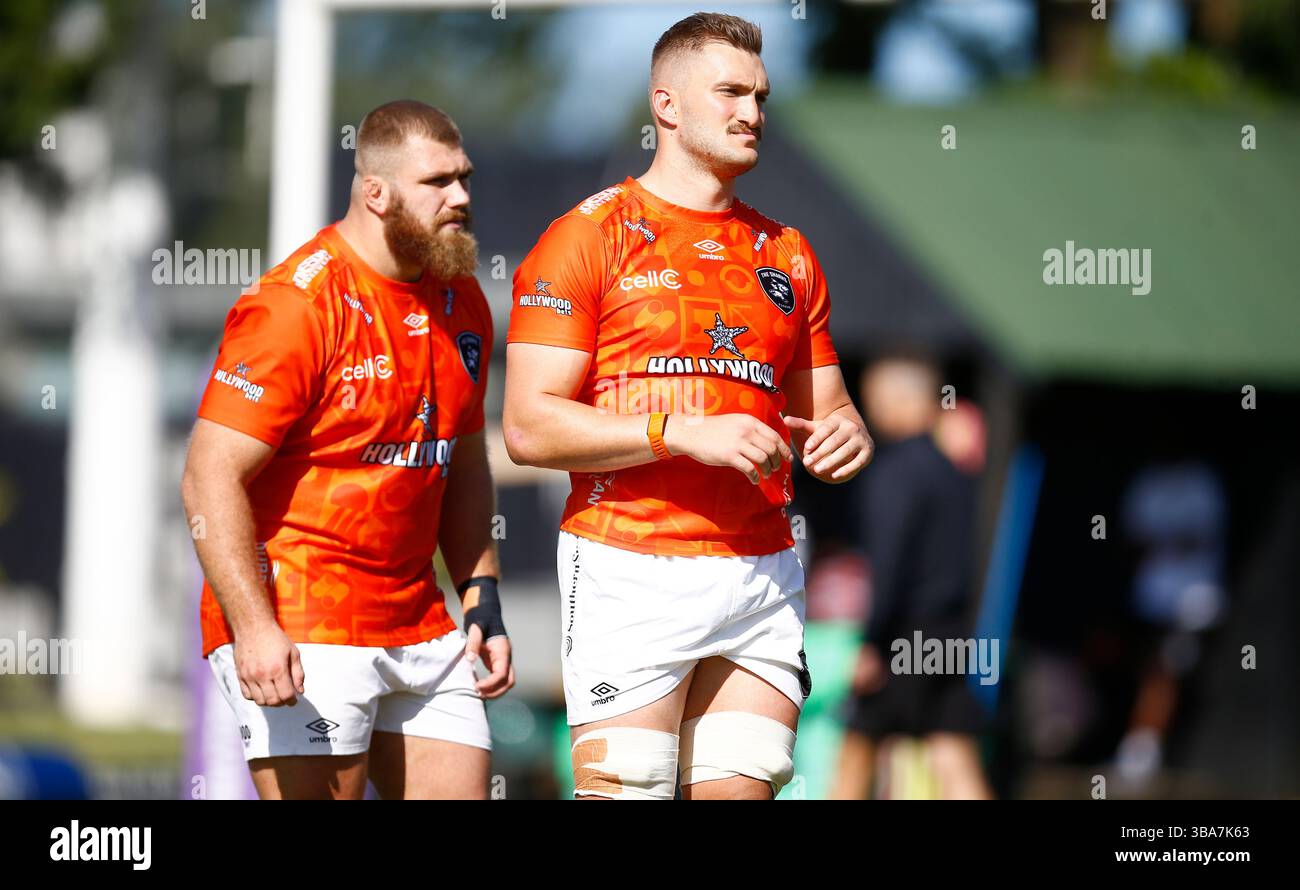 Durban, South Africa. 12th May, 2025. Hanro Jacobs of the Hollywoodbets ...