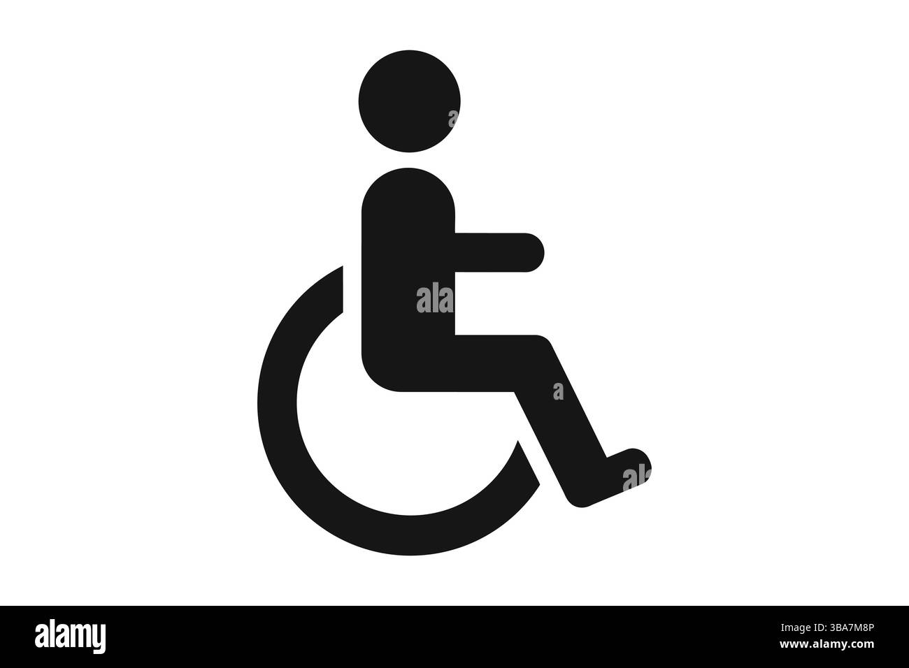 Wheelchair icon simple style Stock Vector Images - Alamy