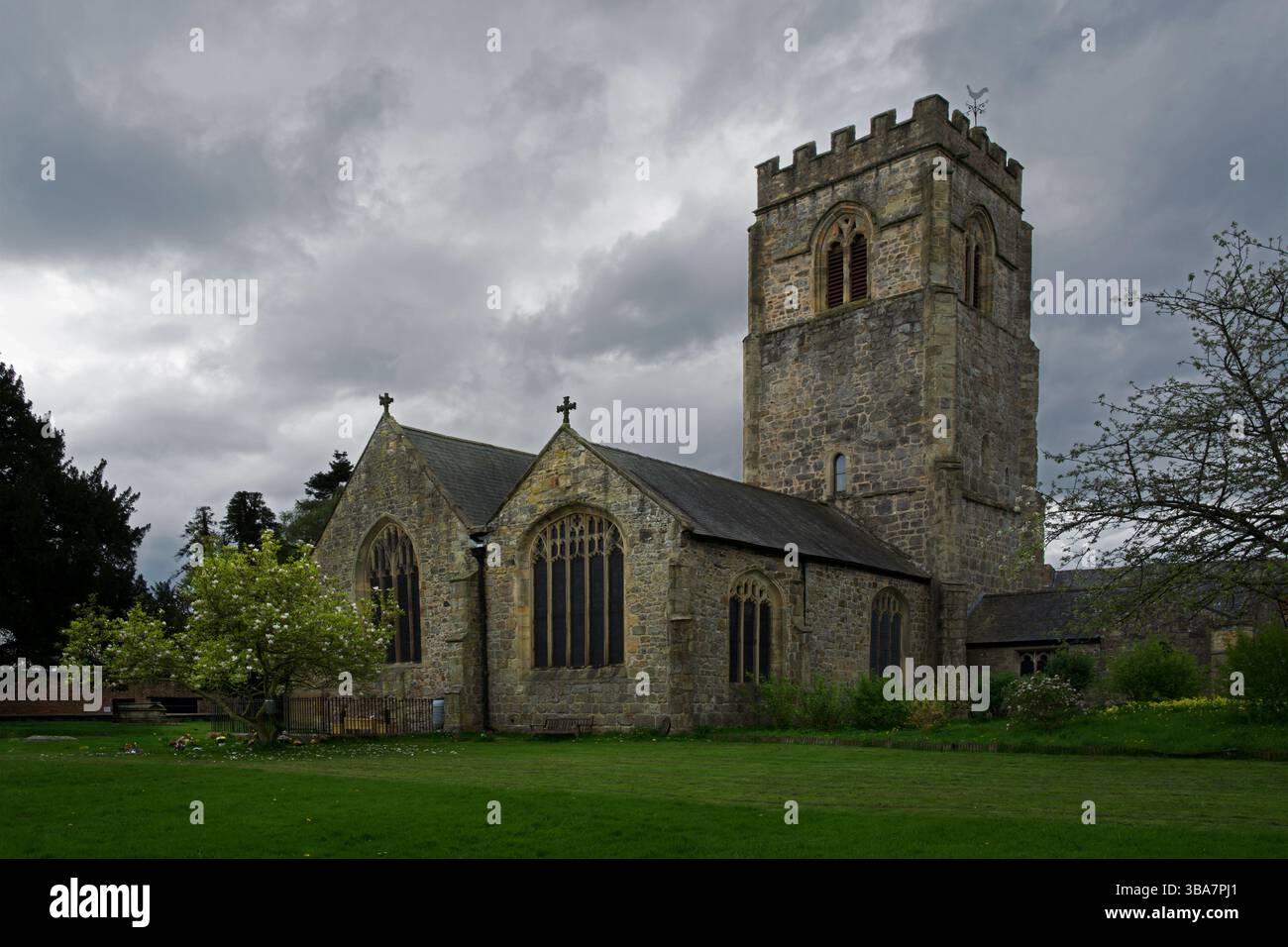 Church built on 11th century norman foundations hi-res stock ...