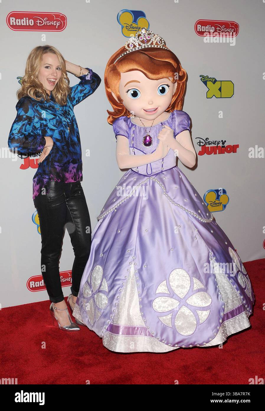 Bridgit Mendler at the Disney Channel Kids Upfront event at Hudson ...