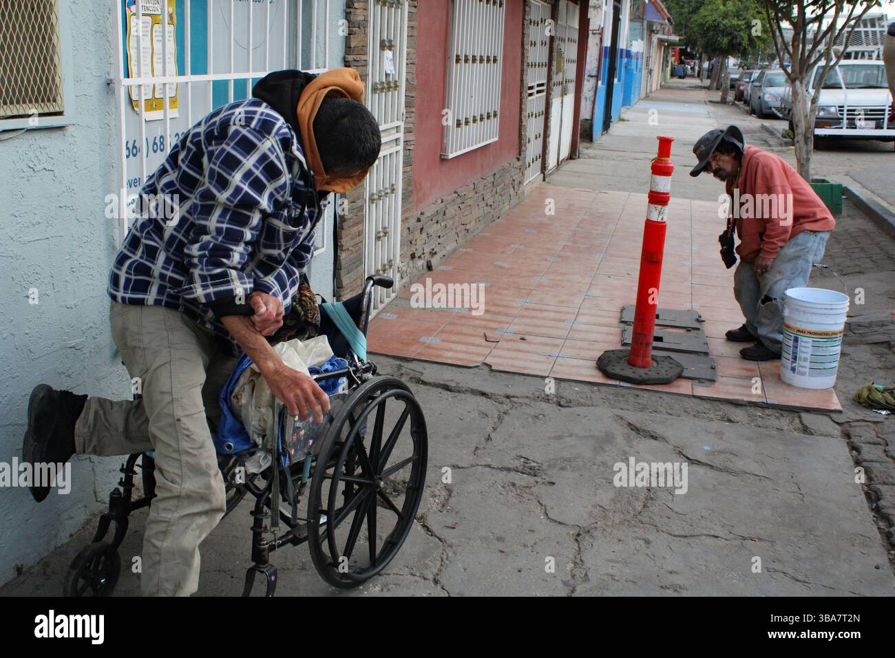 Tijuana, Mexico. 25th Jan, 2025. January 2025, Tijuana, Mexico Addicts ...