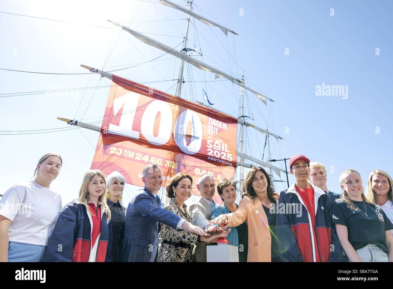 AMSTERDAM - Mayor Femke Halsema during the press presentation of SAIL ...