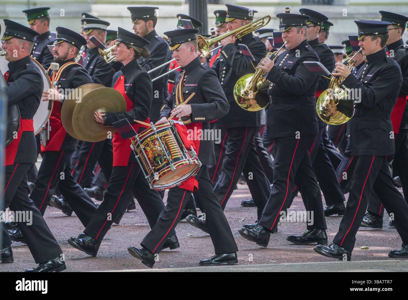 London UK 12 May 2025. The Band of the Grenadier Guards take part in ...