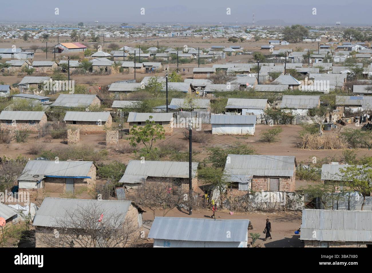 KENYA, Turkana, Kakuma, refugee camp , new resettlement Kalobeyei ...