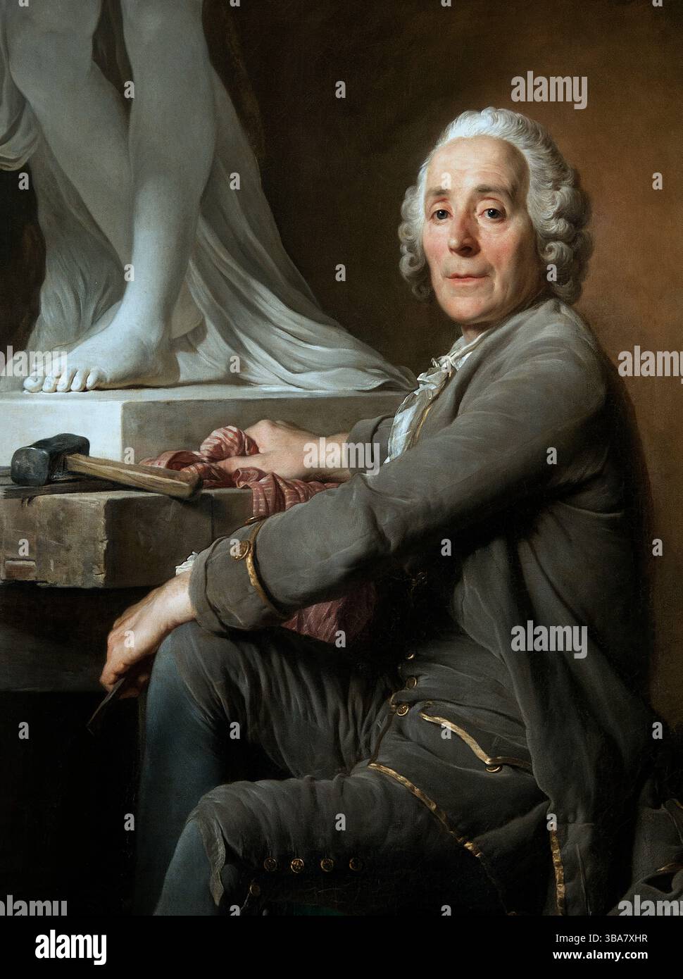 Joseph Siffred DUPLESSIS 1725-1802 by Christophe Gabriel Allegrain 1774 ...