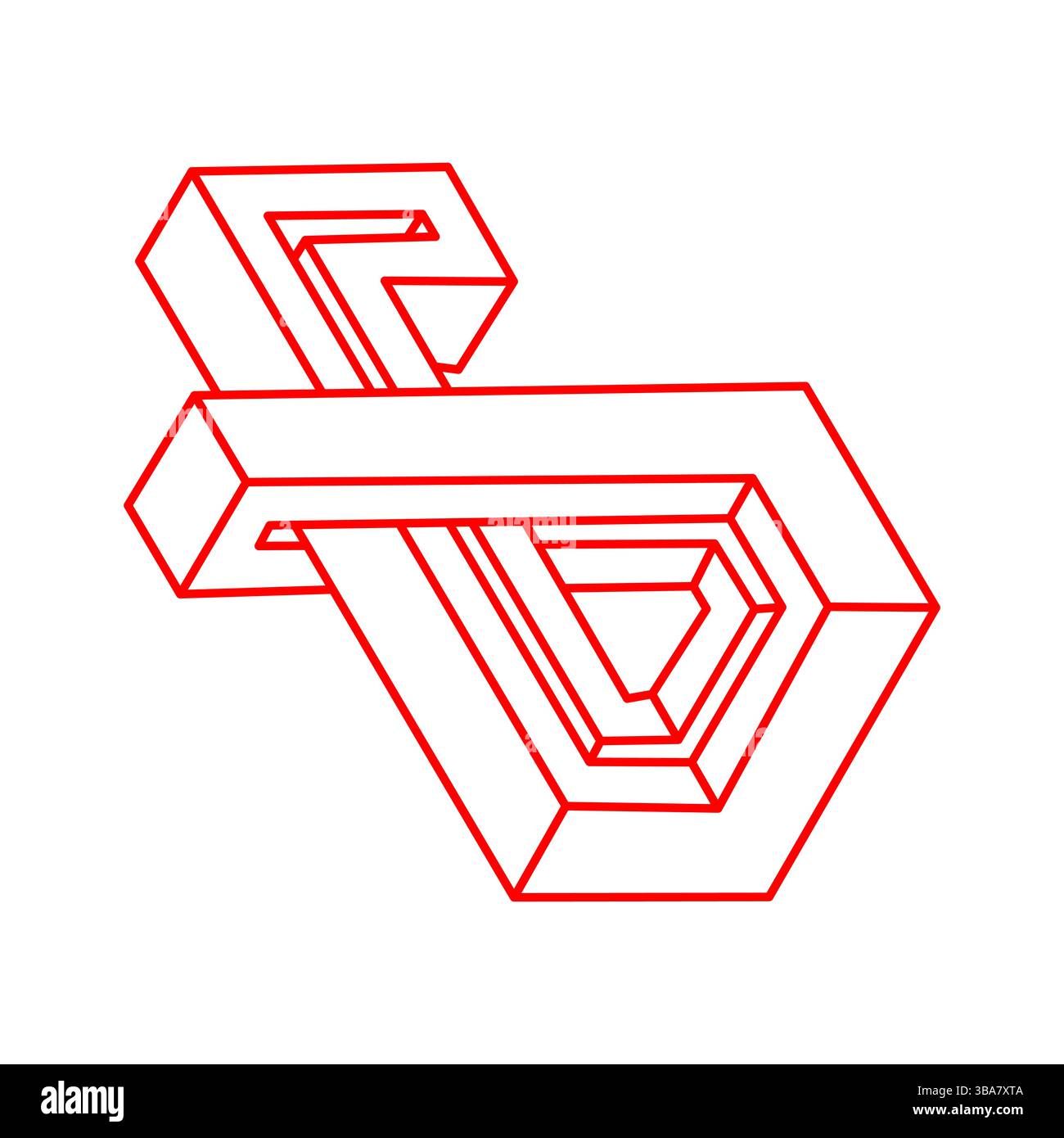 Optical Illusion Shapes Unreal Geometric Objects Vector Impossible Figure Sacred Geometry