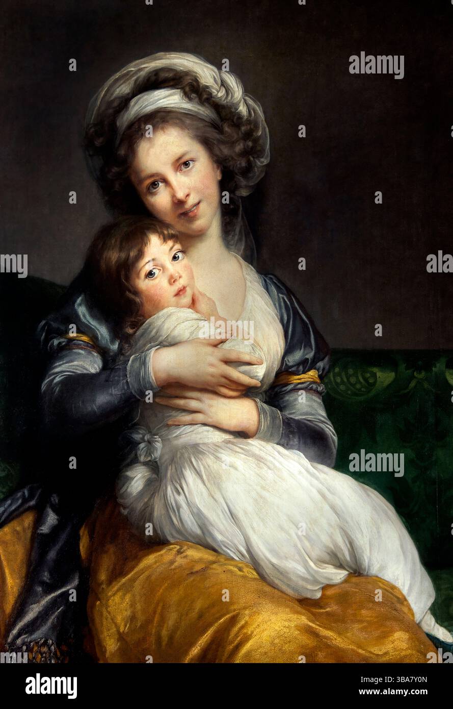 Madame Vigee Le Brun and her daughter 1786 Elisabeth Louise Vigee Le ...