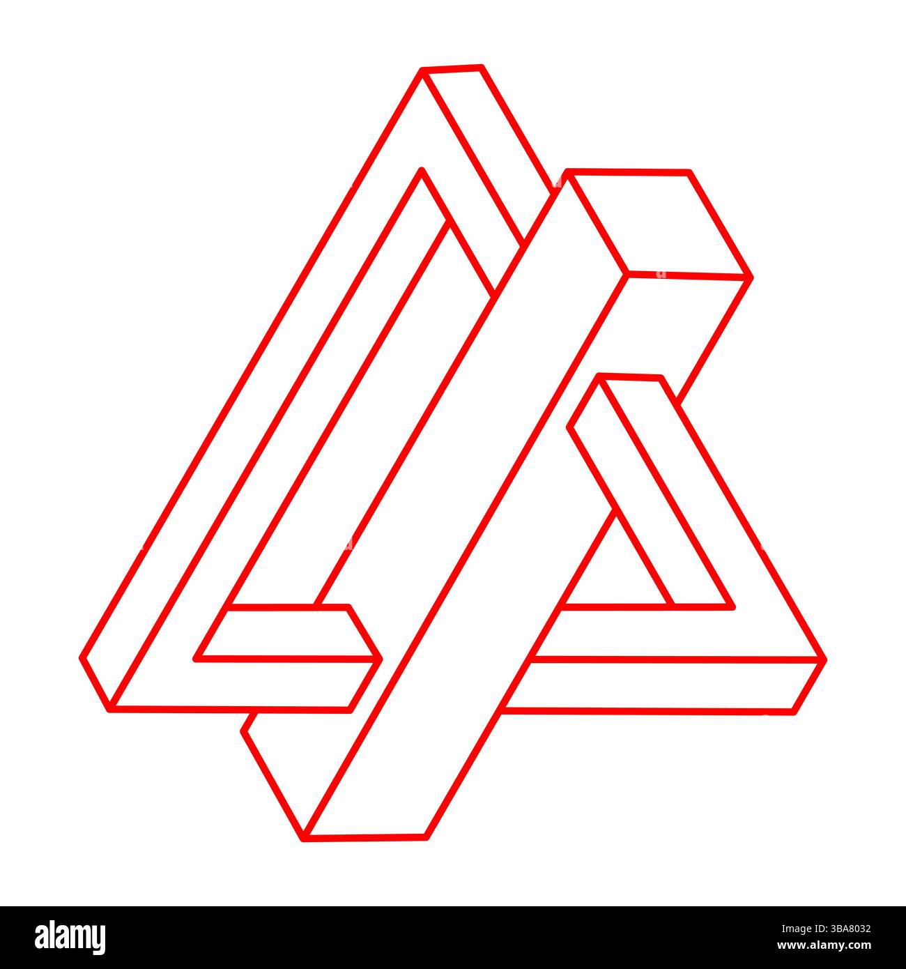 Illusion shapes. 3d geometry. Optical illusion figures. Sacred geometry ...
