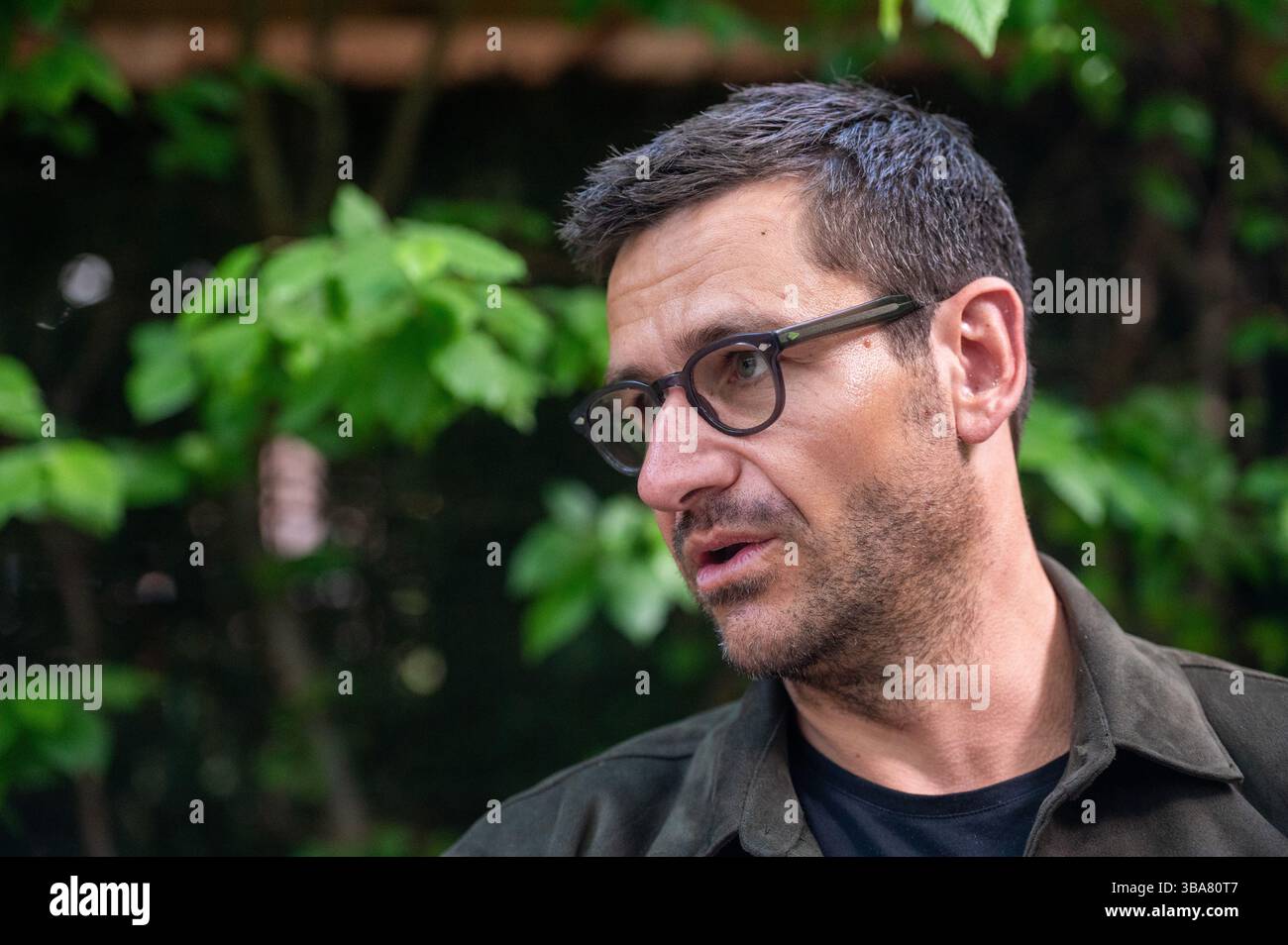 Berlin, Germany. 12th May, 2025. Michael Epp, actor, sits for an ...