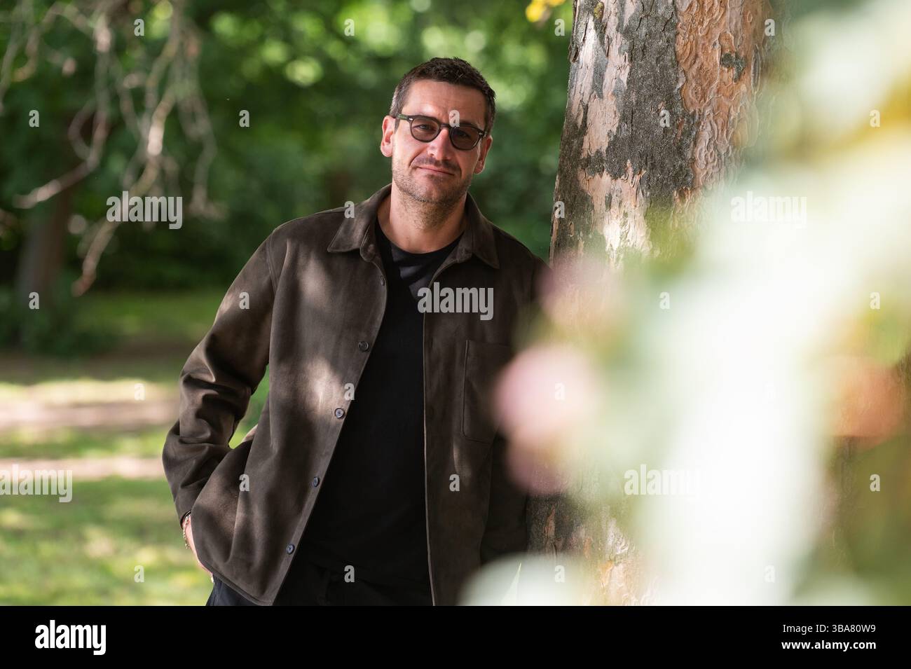 Berlin, Germany. 12th May, 2025. Michael Epp, actor, stands in a park on Lietzensee. Credit ...