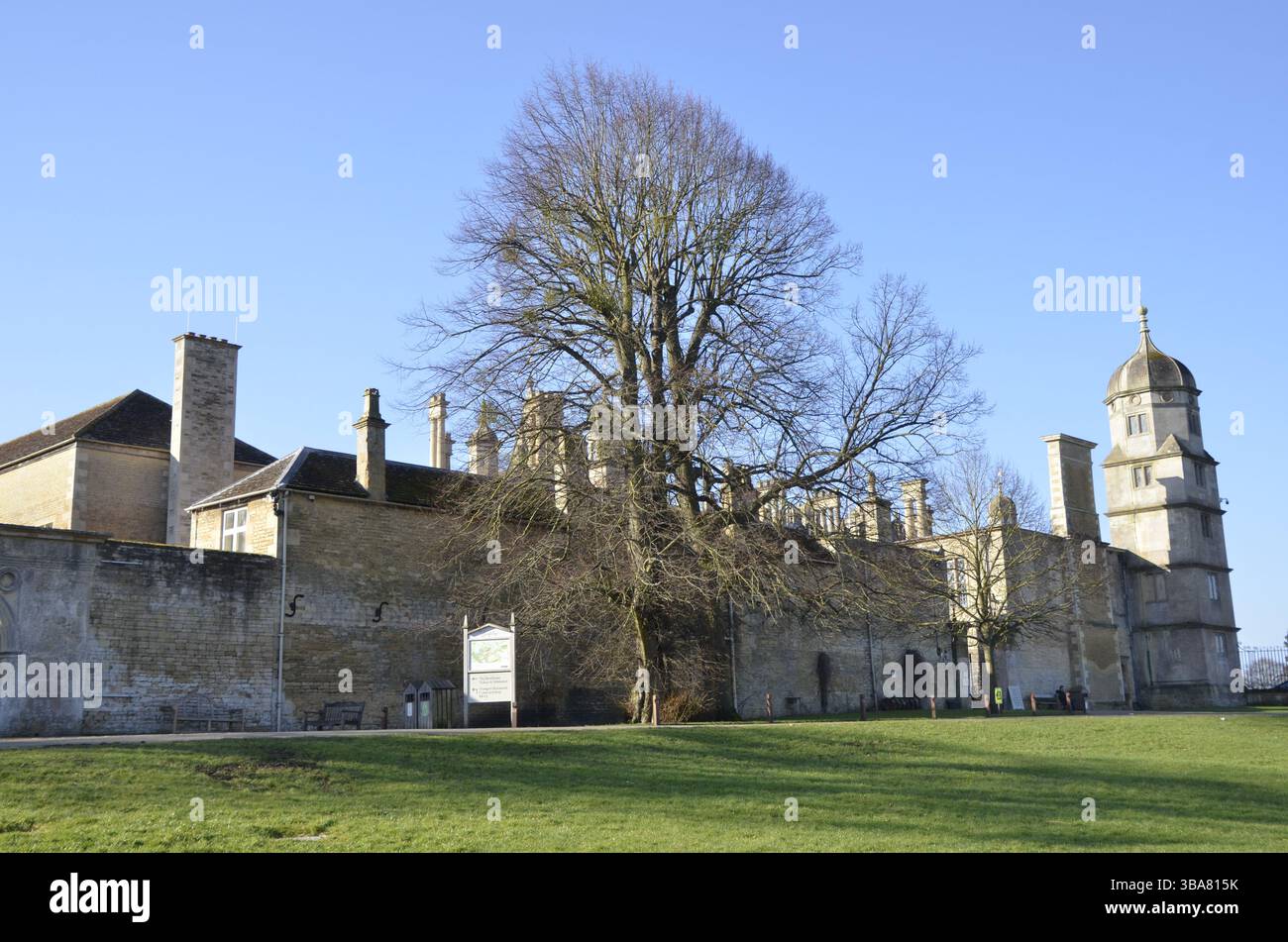 Burghley House. The stately home was built in the 16th century and is ...