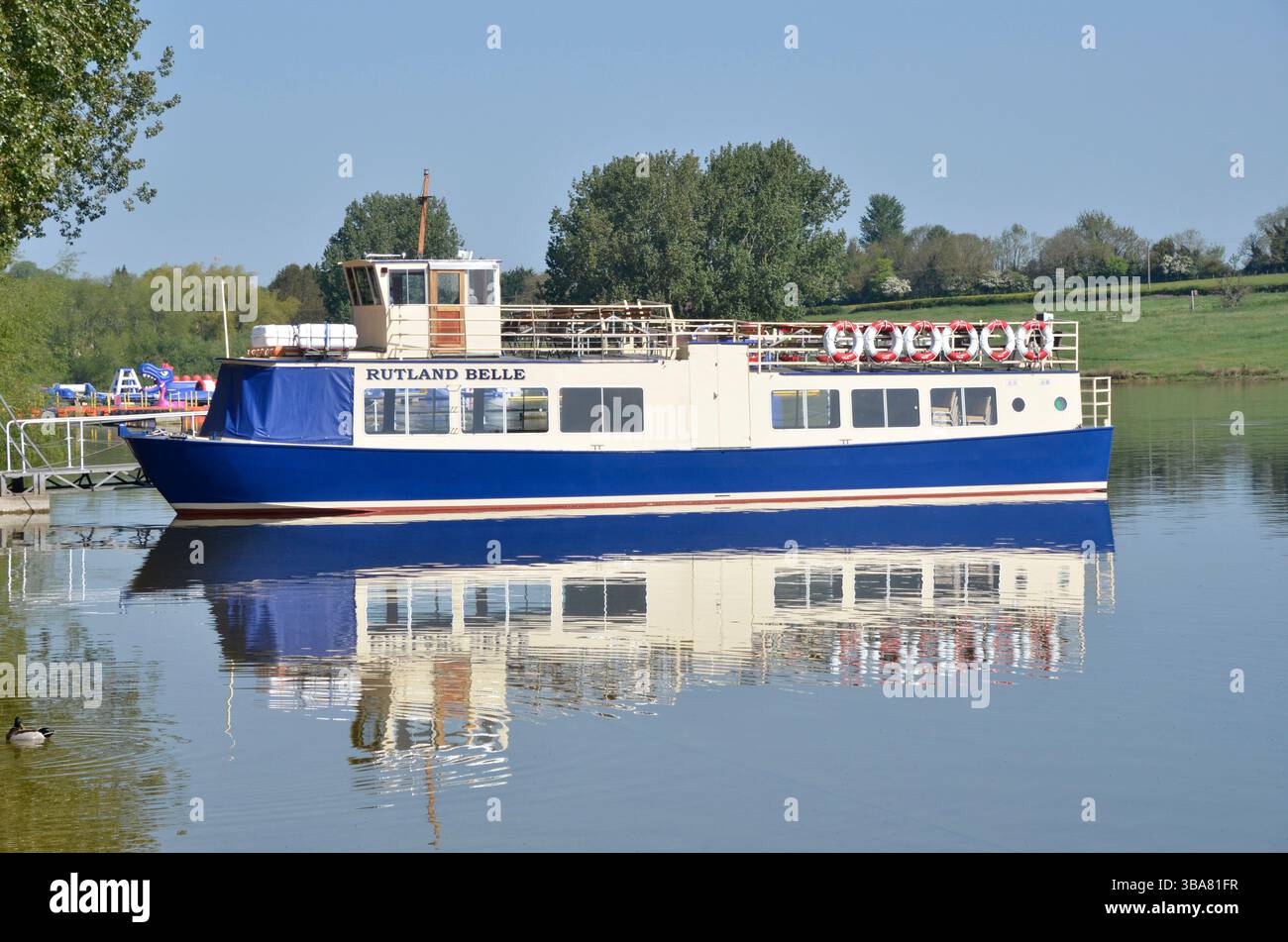 The Rutland Belle, a water cruise boat on Rutland Water, plying between ...
