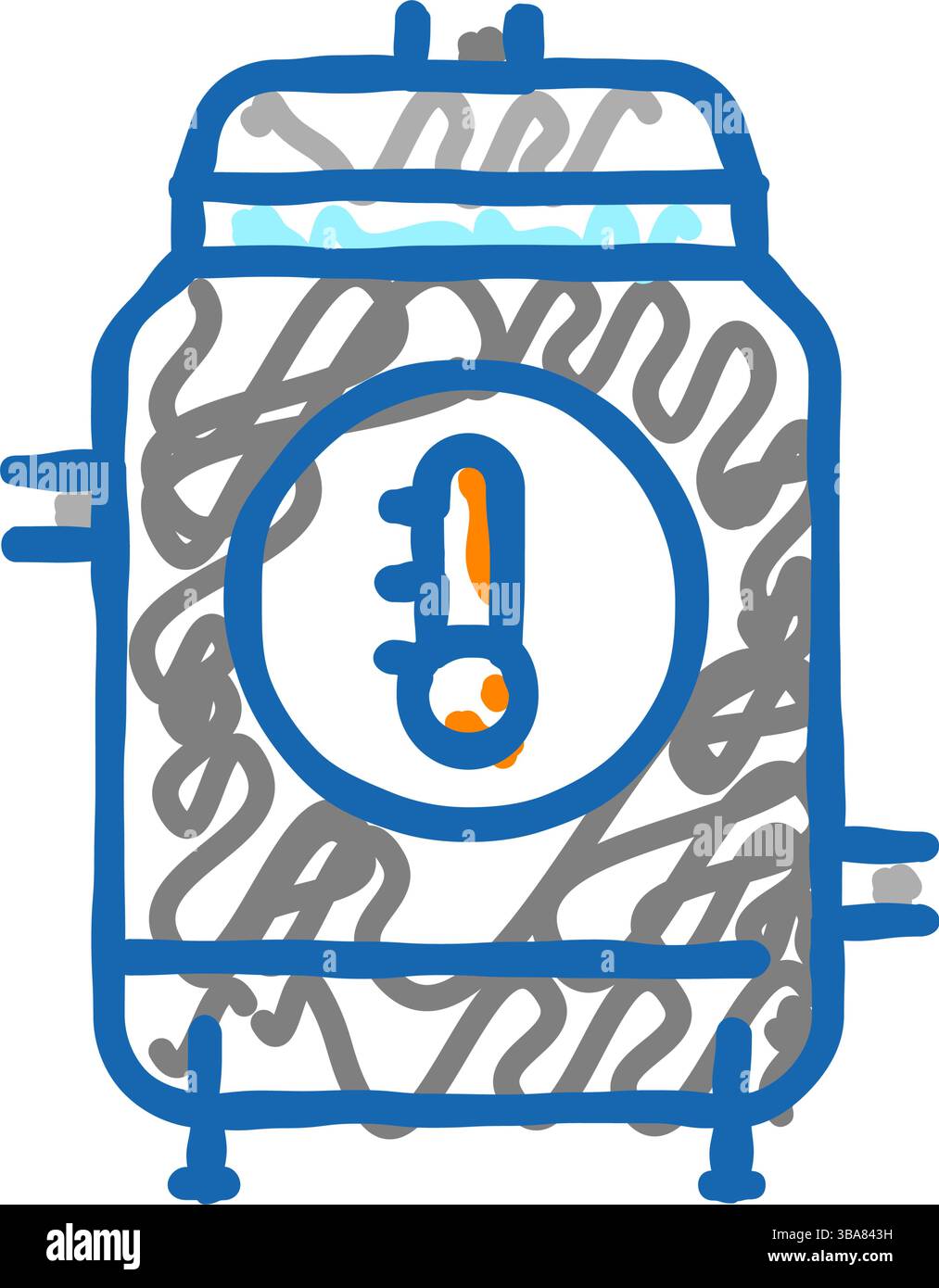 heating beer production icon doodle illustration Stock Vector Image ...