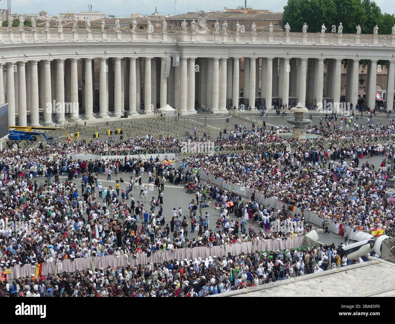 Loggia Balcony, The Vatican, St. Peter's Square, Vatican City. May 12 ...