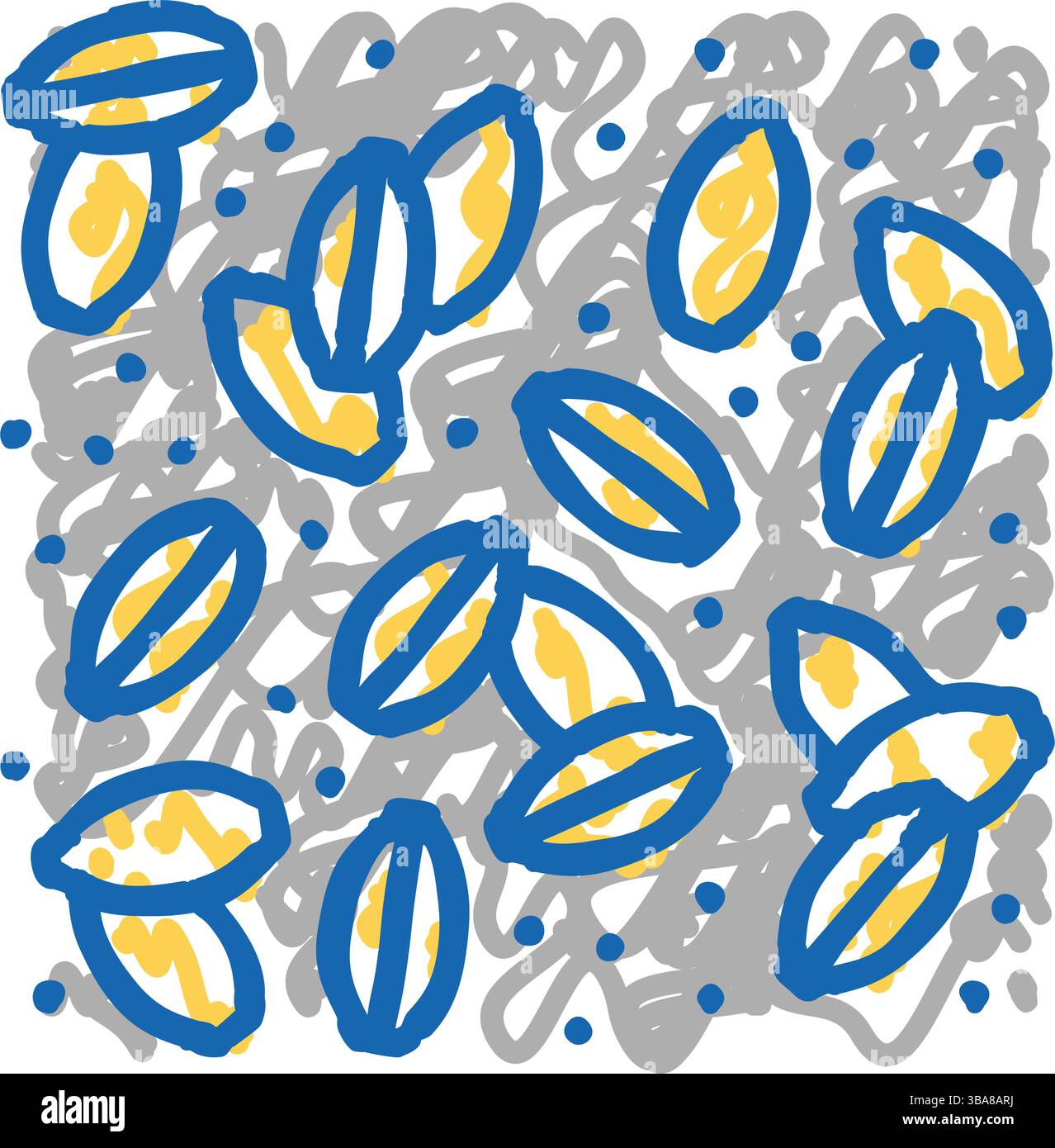 germination beer production doodle icon sketch vector. germination beer ...