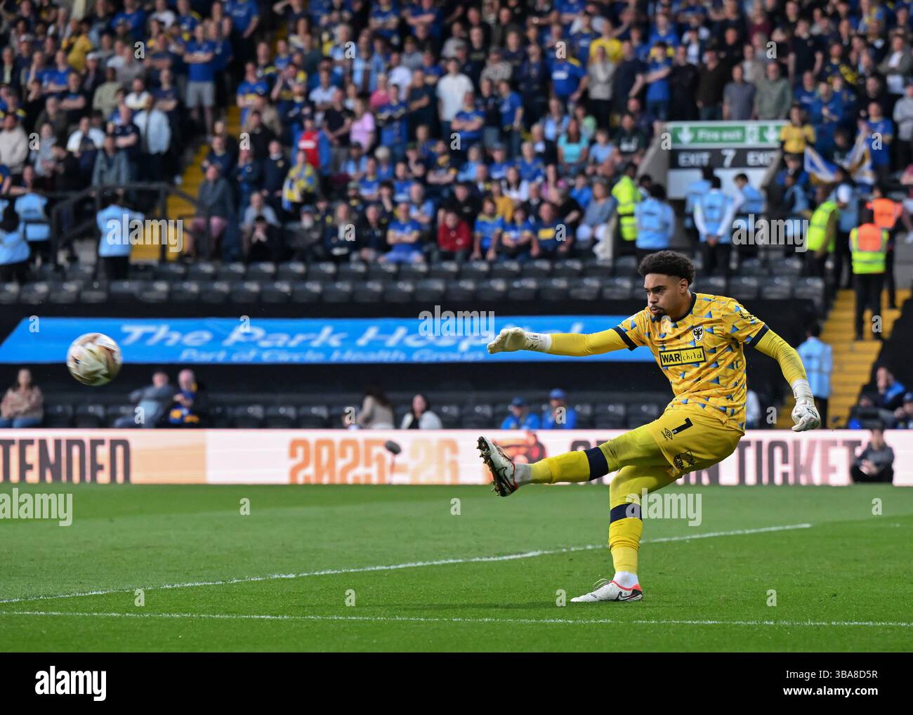 AFC Wimbledon goalkeeper Owen Goodman during the Sky Bet League Two ...