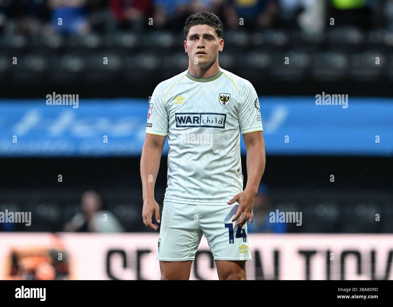 AFC Wimbledon's Matty Stevens during the Sky Bet League Two play off ...