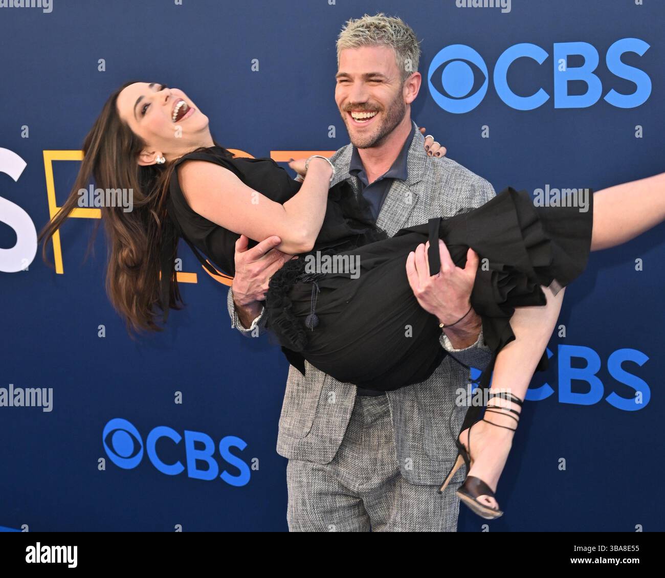 Ca. 07th May, 2025. Mariel Molino, Austin Stowell at arrivals for CBS ...