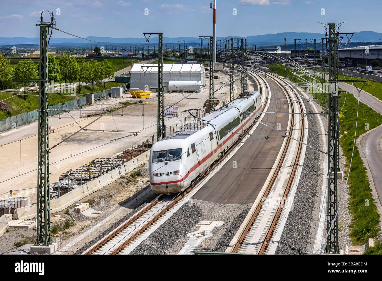 Erster Messzug unterwegs auf der Neubaustrecke zwischen Flughafen ...