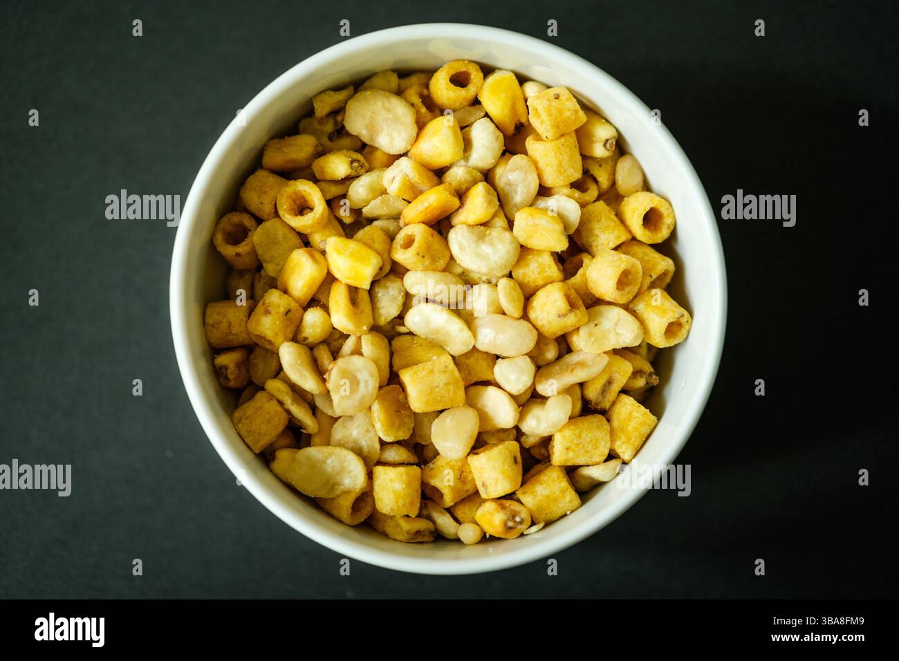 London UK, May 12 2025, Bowl of Tasty Healthy Savoury Salt and Vinegar ...