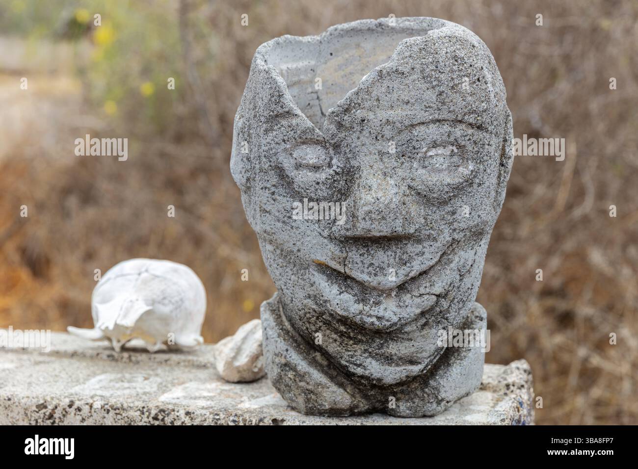 Mail barrel in Post Office Bay, Floreana Island, Galapagos, Ecuador ...