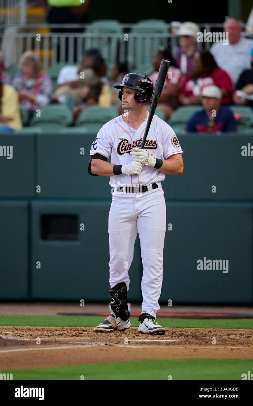 Columbus Clingstones Drew Compton (33) bats during an MiLB Southern ...