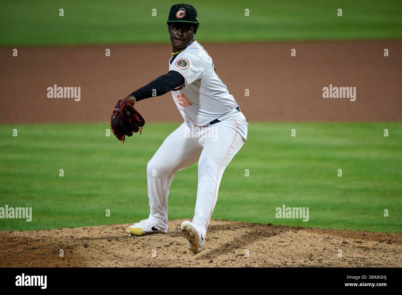 Columbus Clingstones pitcher Elison Joseph (61) during an MiLB Southern ...