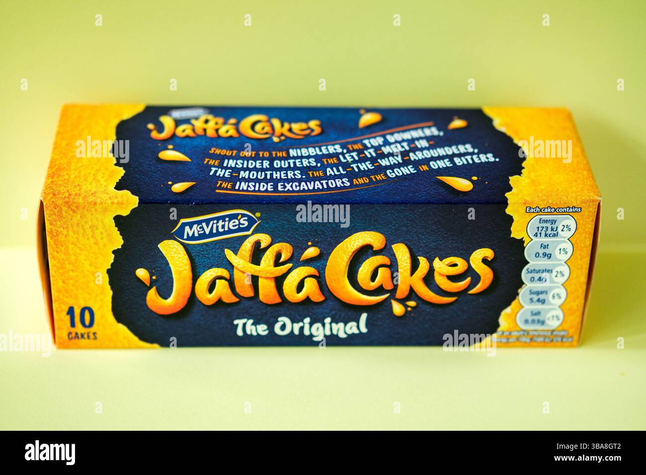 London UK, May 12 2025, Packet Of Authentic Classic Jaffa Cake Biscuits ...