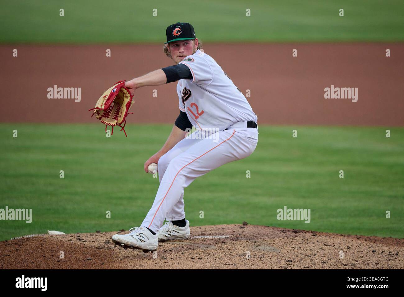 Columbus Clingstones pitcher Lucas Braun (12) during an MiLB Southern ...