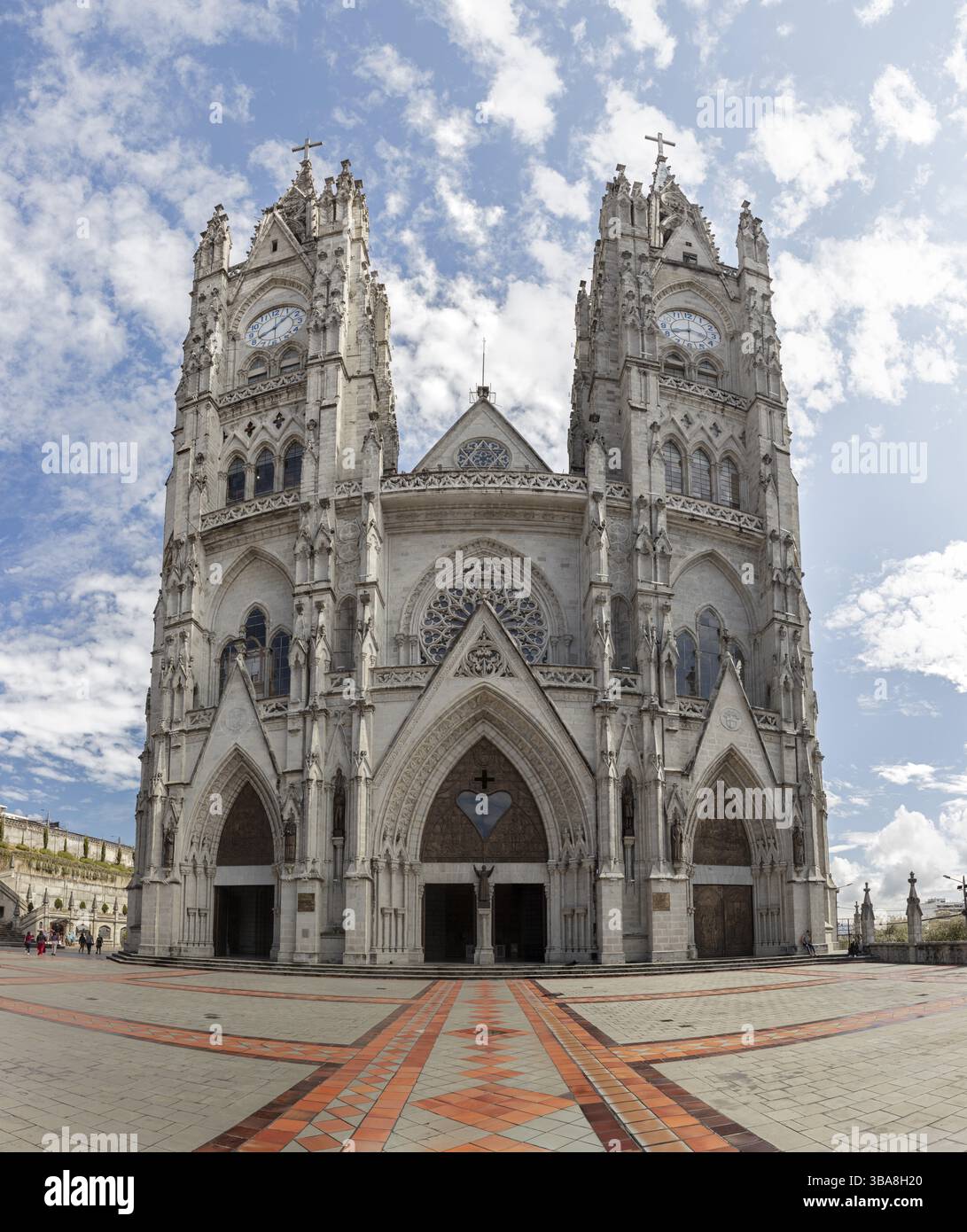 Basilica del Voto Nacional, Quito, Ecuador, South America Stock Photo ...